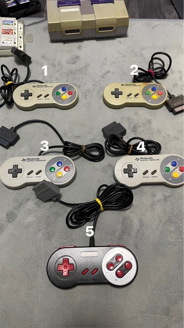 SNES / Famicom Controllers on Carousell