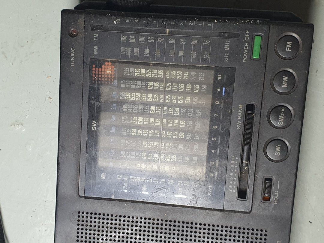 Sony ICF-7601 FM/AM/SW 12 Band Portable Radio/Receiver, Hobbies & Toys ...