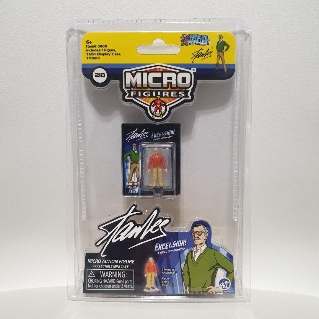 STAN LEE Micro Figurines World's Smallest, Hobbies & Toys, Toys & Games ...
