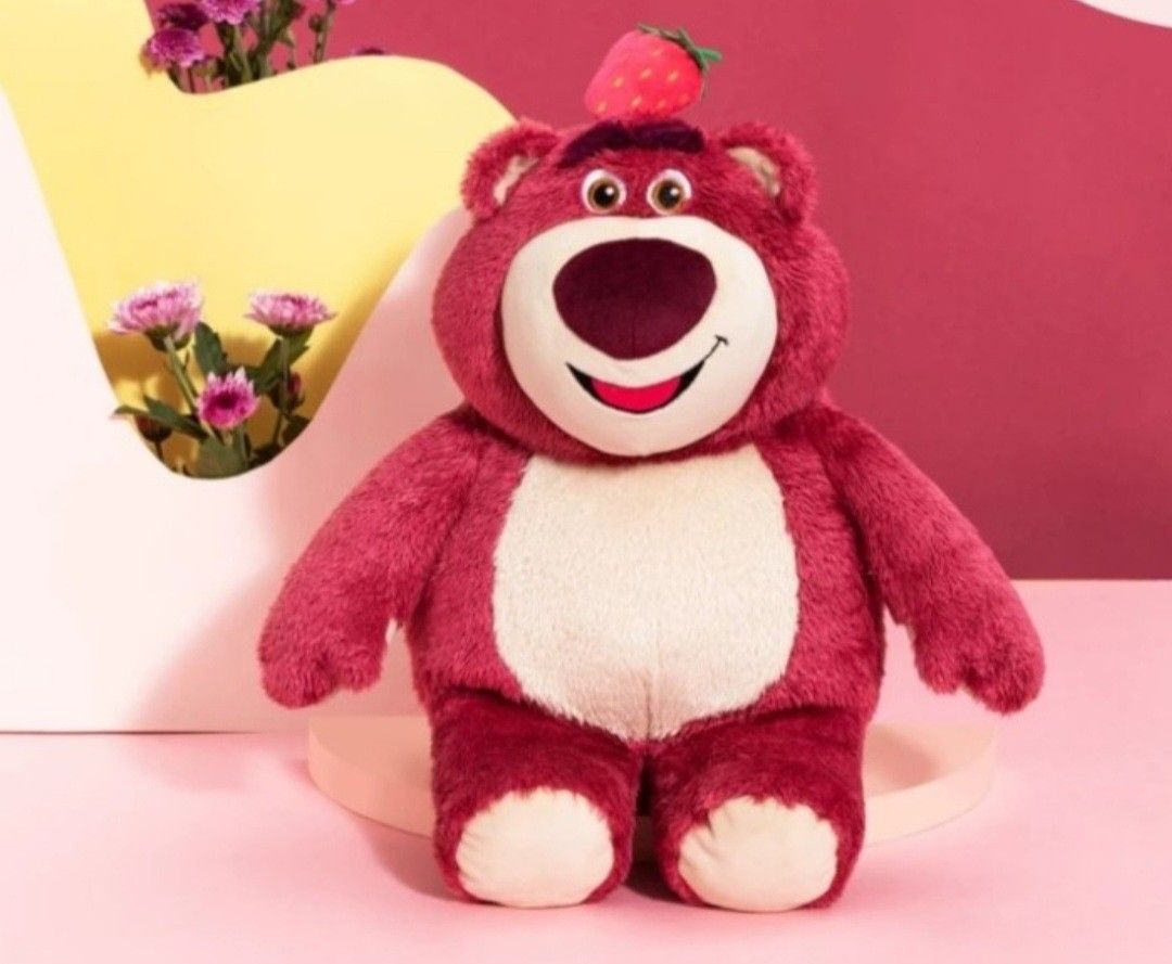 Strawberry scented Lotso bear, Hobbies & Toys, Toys & Games on Carousell