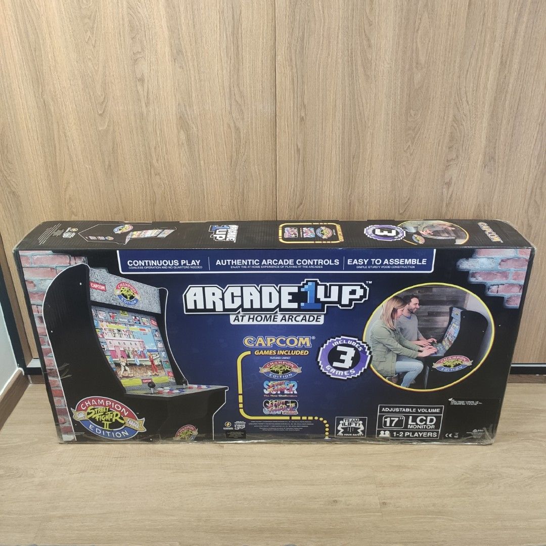 Street Fighter II Champion Edition Arcade 1Up Cabinet, Video Gaming ...