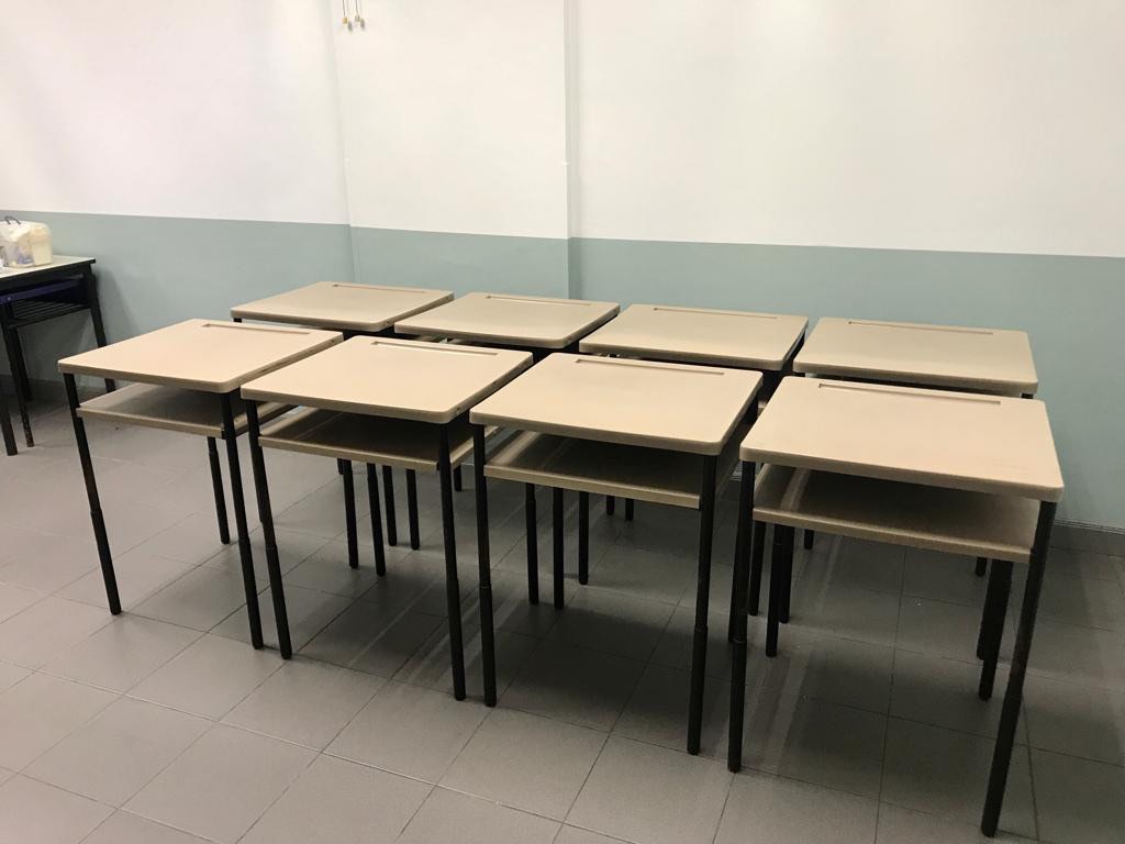 Students study table, Furniture & Home Living, Furniture, Tables & Sets ...