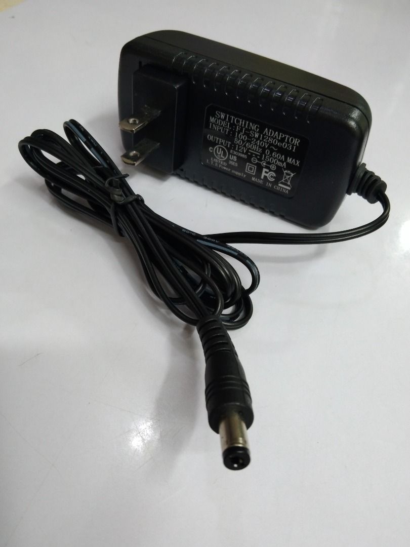 Switching Power Supply/ Adapter INPUT: 100-240V / 50~60 Hz 0.60A Max ...