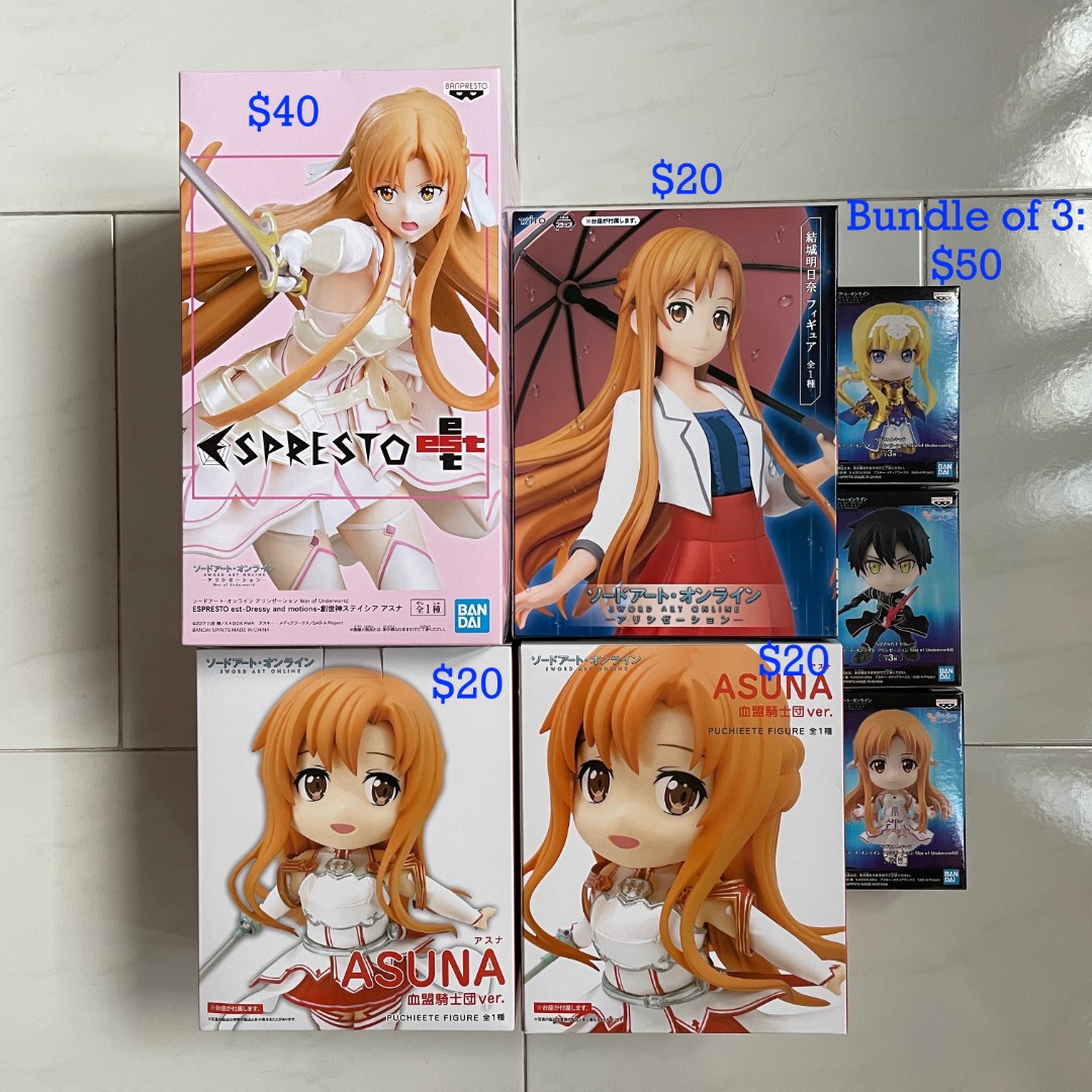 Sword Art Online Authentic Figures: Sword Art Online Alicization War of ...