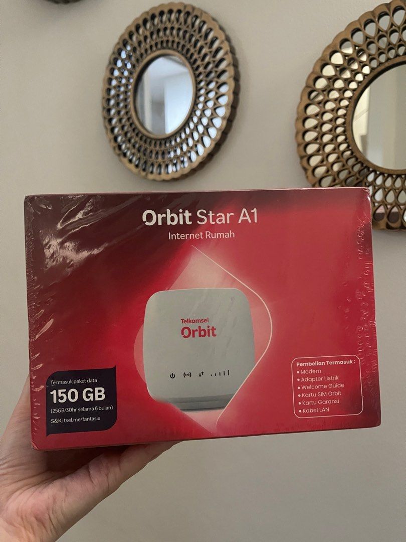 Telkomsel Orbit Star A1 Modem Router 4G WiFi High Speed Free Kuota ...