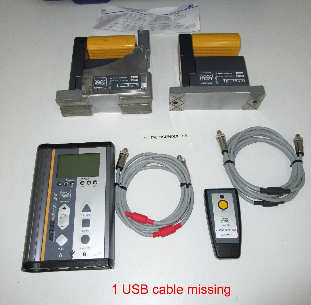 TESA BEVEL meter 2-C & BEVEL tronic 2-C, Computers & Tech, Office ...