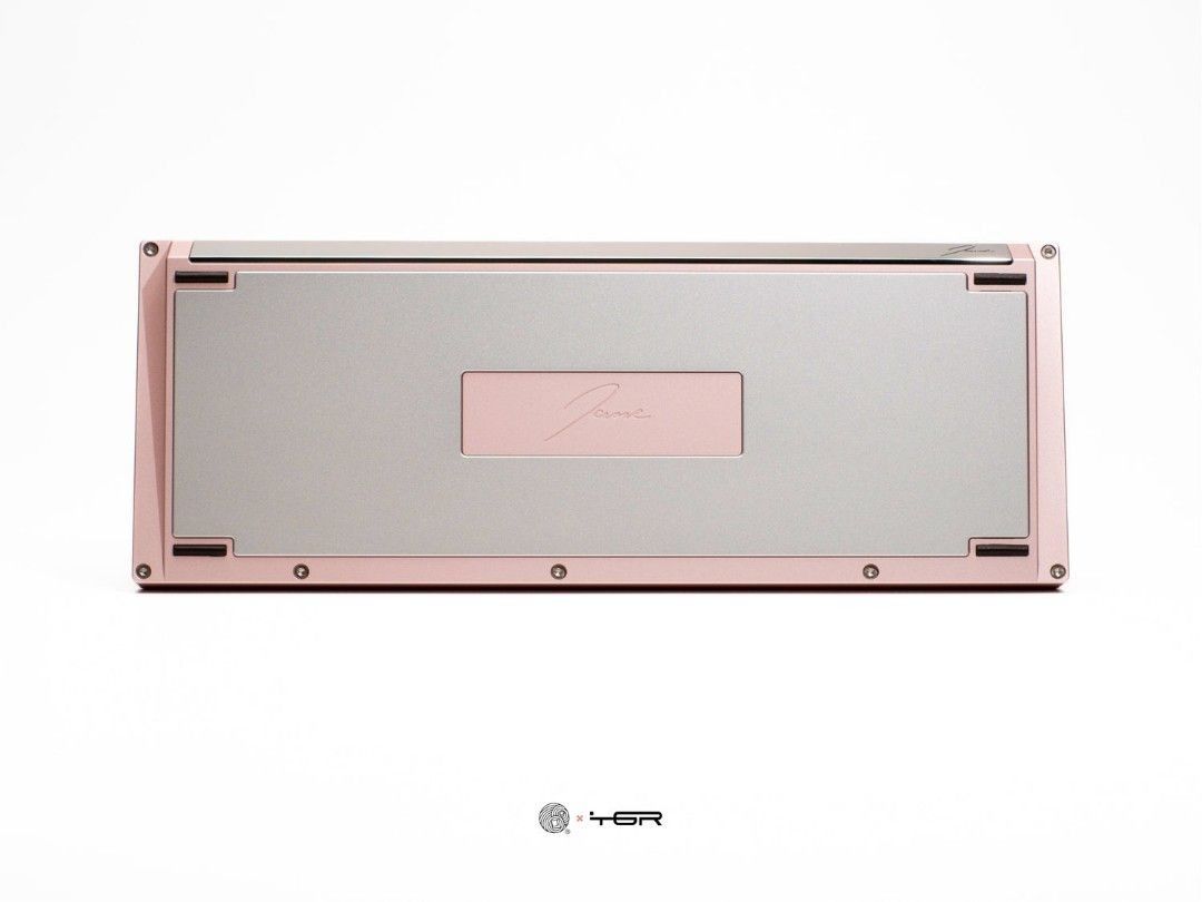 Tgr Monokei Jane V2 Me (blush Pink Top   Silver Back) Custom Mechanical 