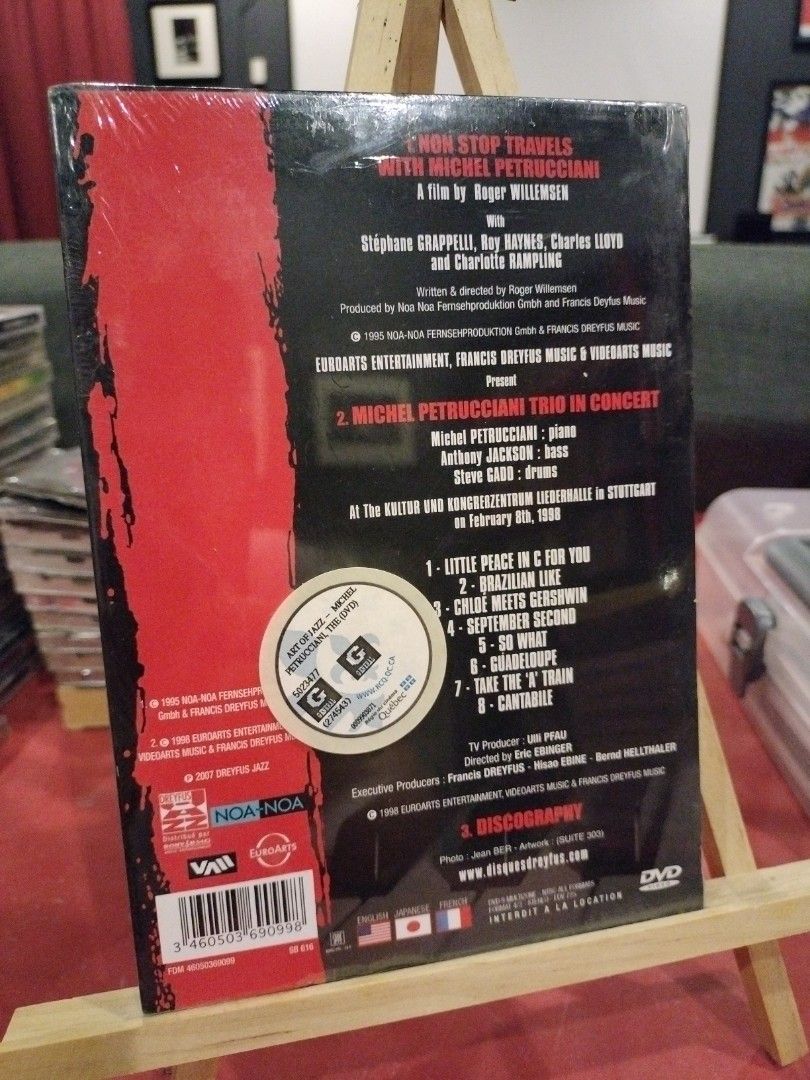 The Art of Jazz Michel Petrucciani 2 Films DVD: Non Stop Travels With ...