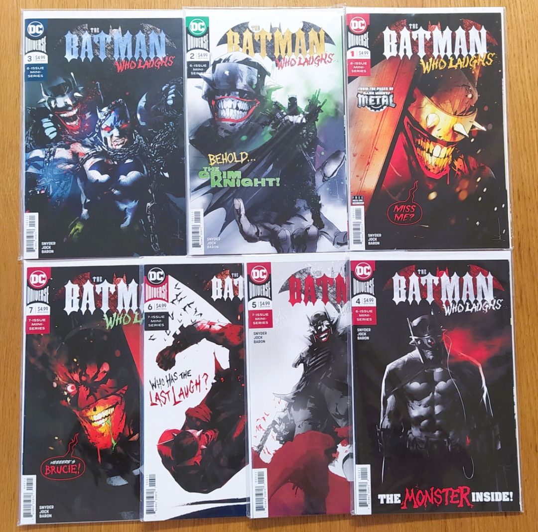 The Batman Who Laughs (#1 - 7 complete) by Scott Snyder & Jock * DC ...
