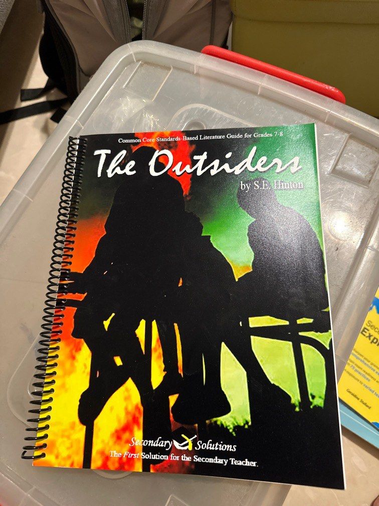 The outsiders by se hinton secondary solutions, Hobbies & Toys, Books ...