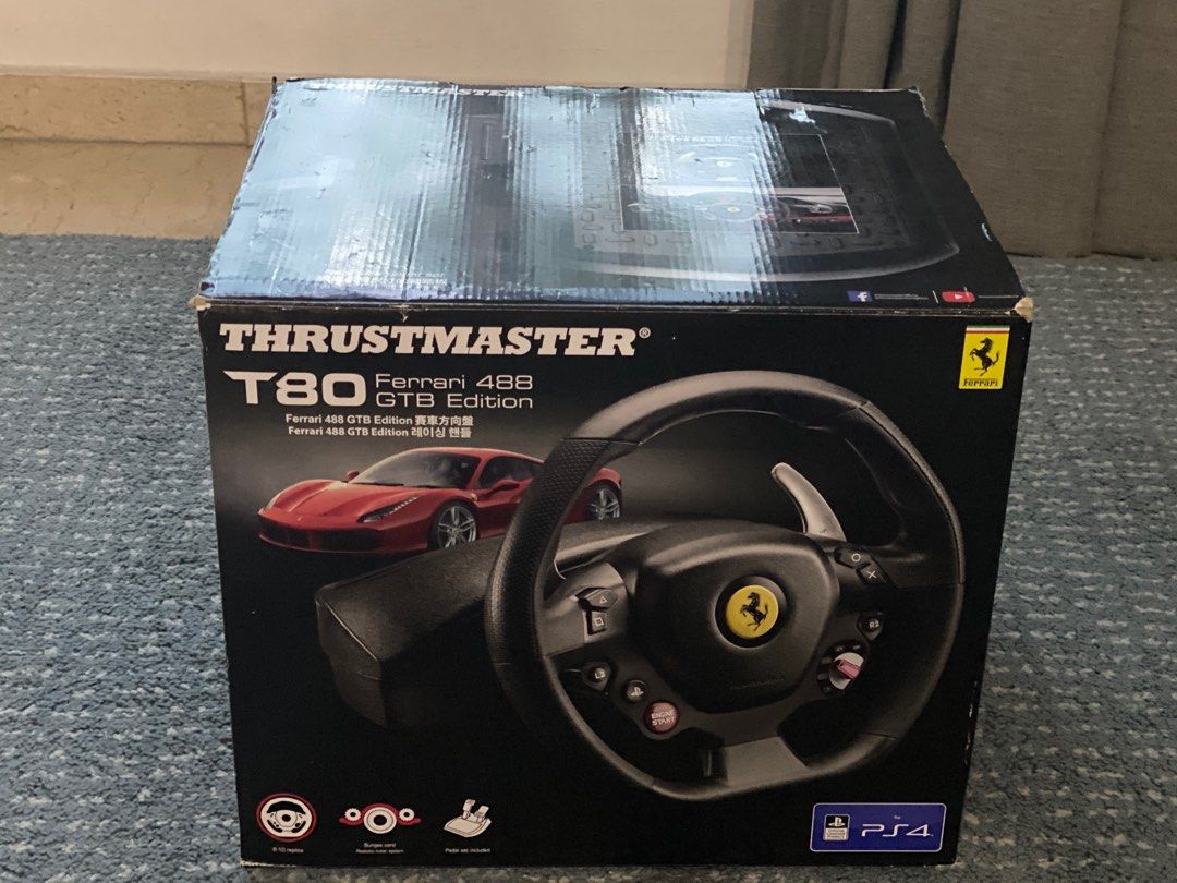 Thrustmaster T80 Ferrari 488 GTB edition, !! STAND NOT INCLUDED!! For ...