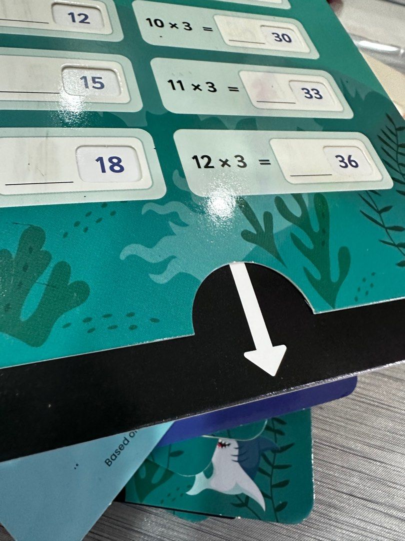Times table pull the tap flash cards, Hobbies & Toys, Books & Magazines ...