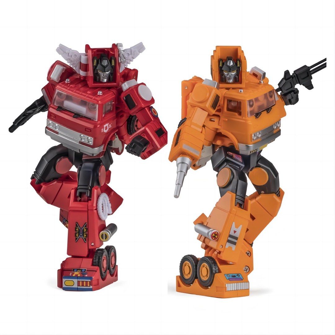 Transformers Newage NA Toys - H-46EX H46EX Backdraft & H-47EX H47EX ...