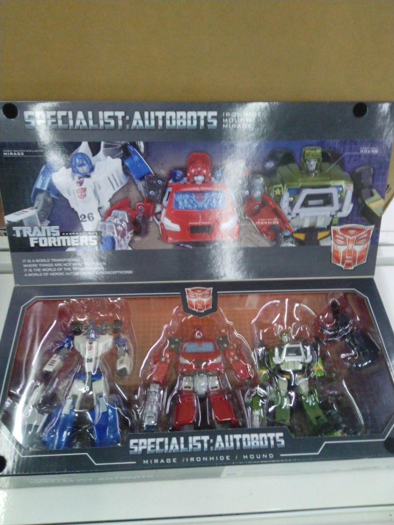 Transformers Specialist Autobots Mirage Ironhide and Hound, Hobbies & Toys, Toys & Games on ...