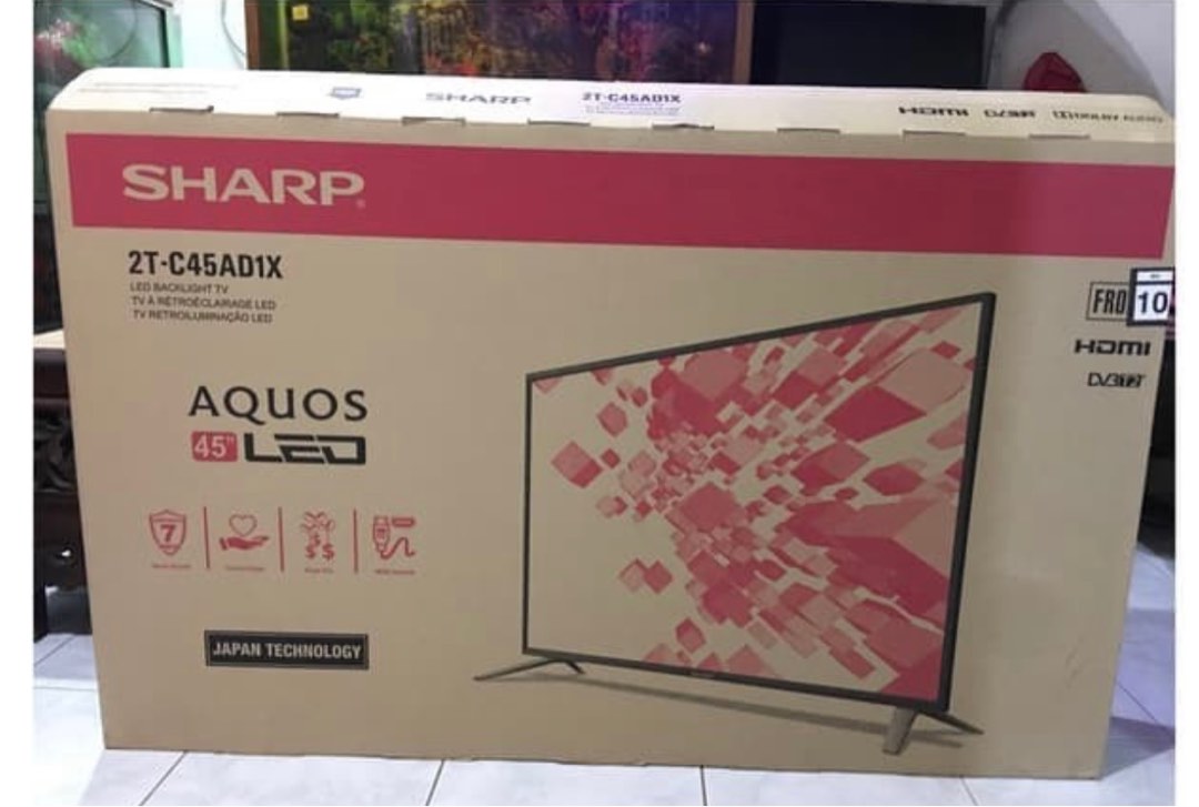 TV LED SHARP 45 inch, Elektronik, TV & Perlengkapan Hiburan di Carousell