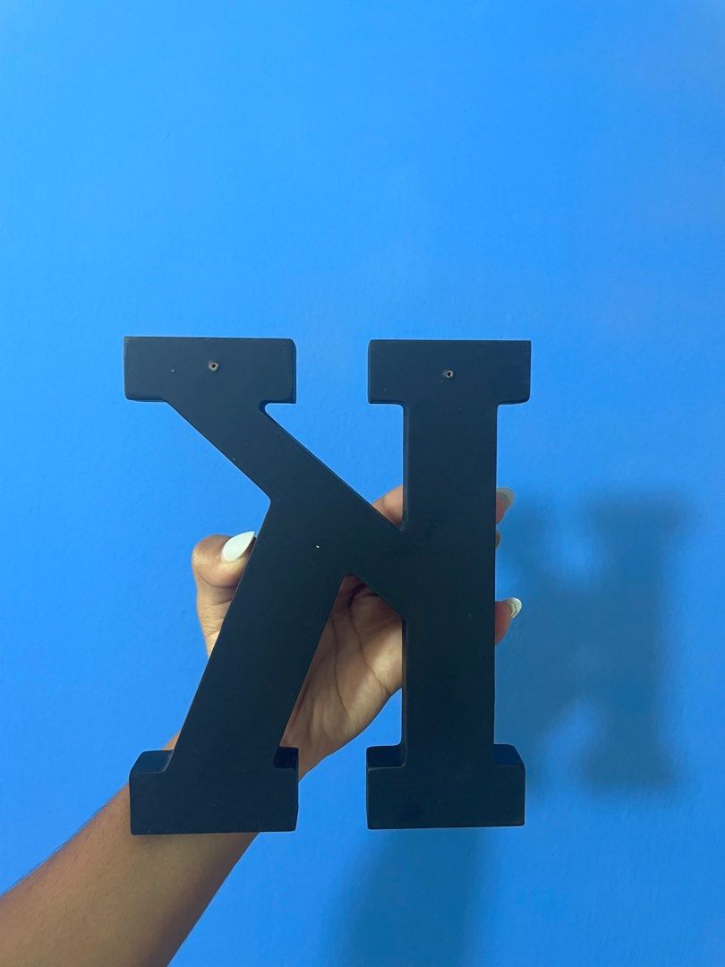 TYPO Wooden Block Letters K O Furniture Home Living Home