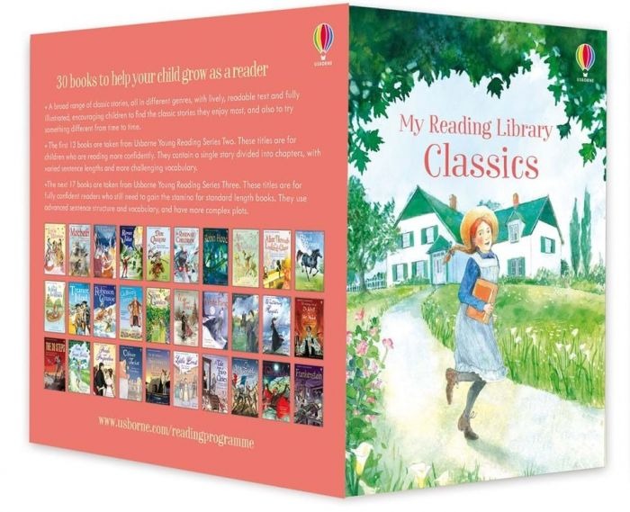 Usborne My Reading Library Classics Box Set Collection (30 books ...