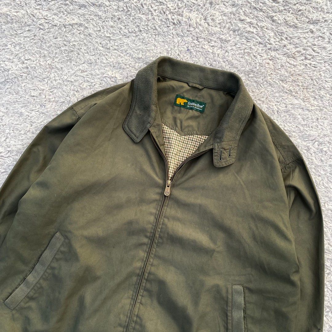 Vintage jacket golden bear by jack nicklaus - harrington army ... Vintage jacket golden bear by jack nicklaus - harrington army ...