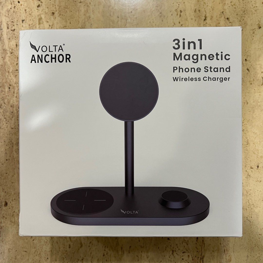 VOLTA ANCHOR 3-in-1 Wireless Stand (MagSafe Compatible), Mobile Phones & Gadgets, Mobile ...