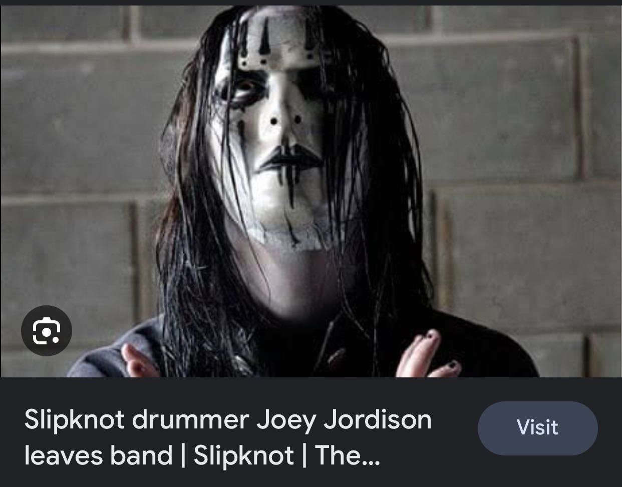 VTG SLIPKNOT JOEY JORDISON DRUMMER, Men's Fashion, Tops & Sets, Tshirts ...