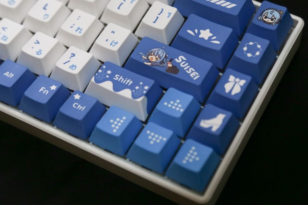 Vtuber Hololive JP Hoshimachi Suisei Theme PBT Keycaps, Computers ...