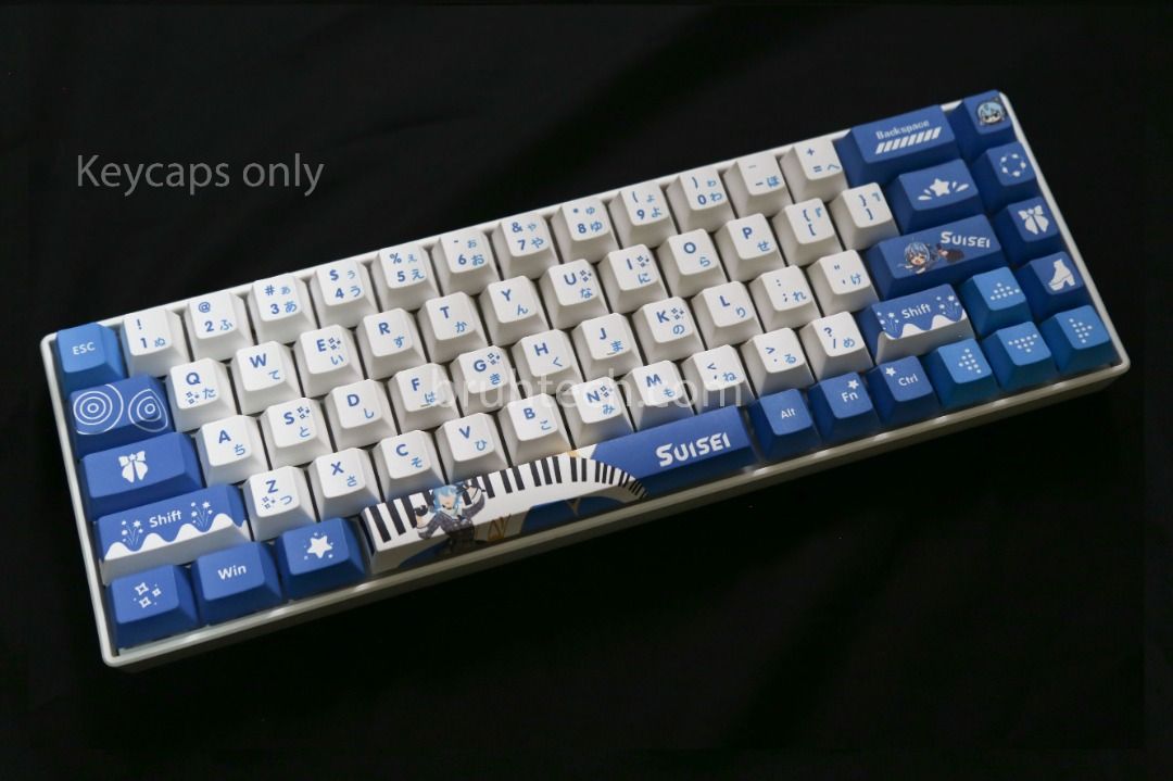 Vtuber Hololive JP Hoshimachi Suisei Theme PBT Keycaps, Computers ...