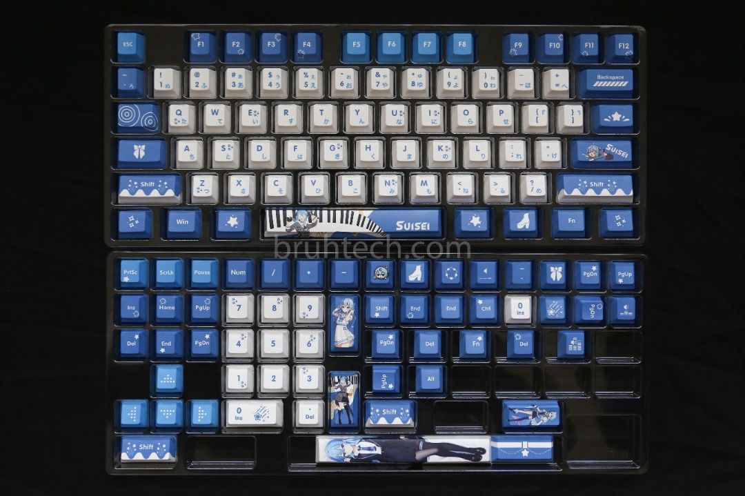 Vtuber Hololive JP Hoshimachi Suisei Theme PBT Keycaps, Computers ...
