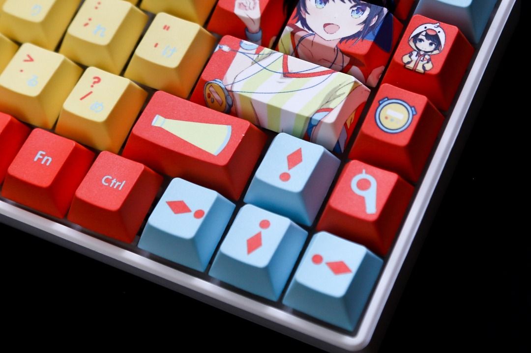 Vtuber Hololive JP Oozora Subaru Theme PBT Keycaps, Computers & Tech ...