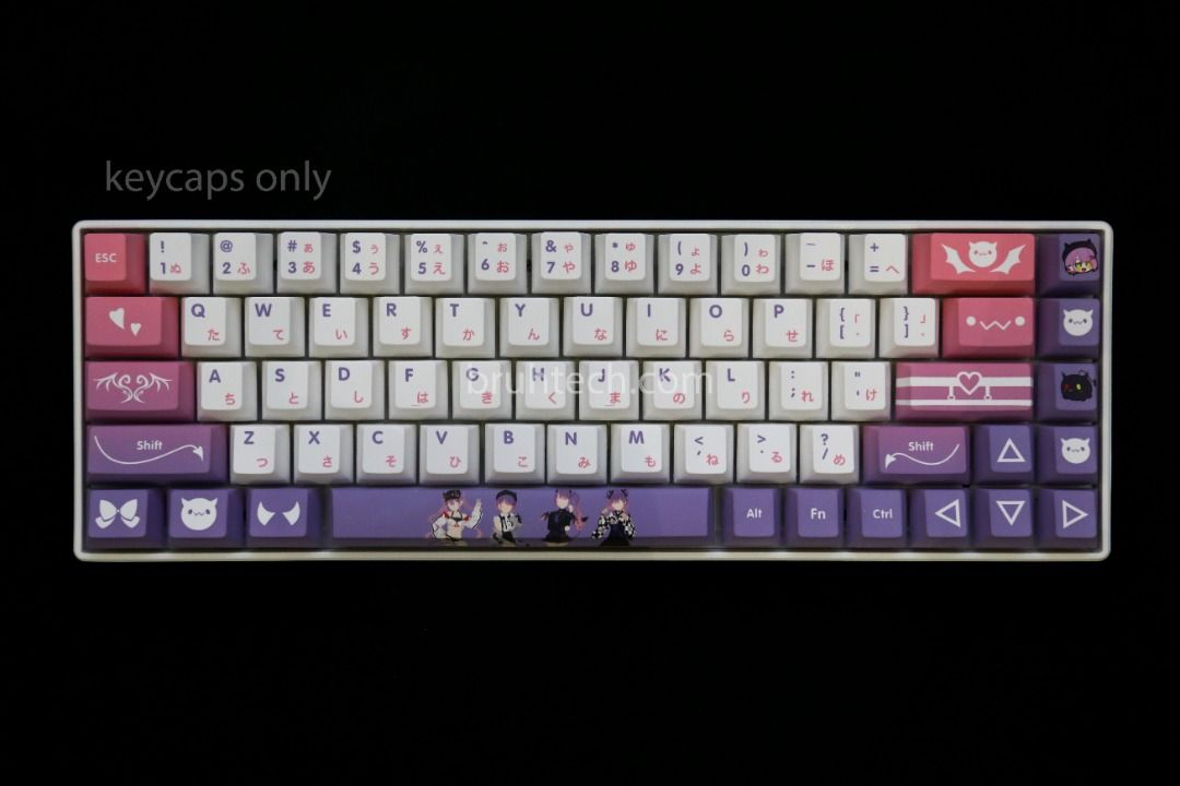 Vtuber Hololive JP Tokoyami Towa Theme PBT Keycaps, Computers & Tech ...