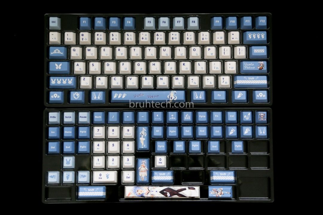 Vtuber Hololive JP Usada Pekora Theme PBT Keycaps, Computers & Tech ...