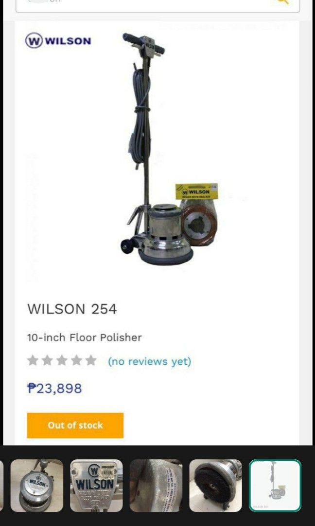 Wilson Floor Polisher on Carousell