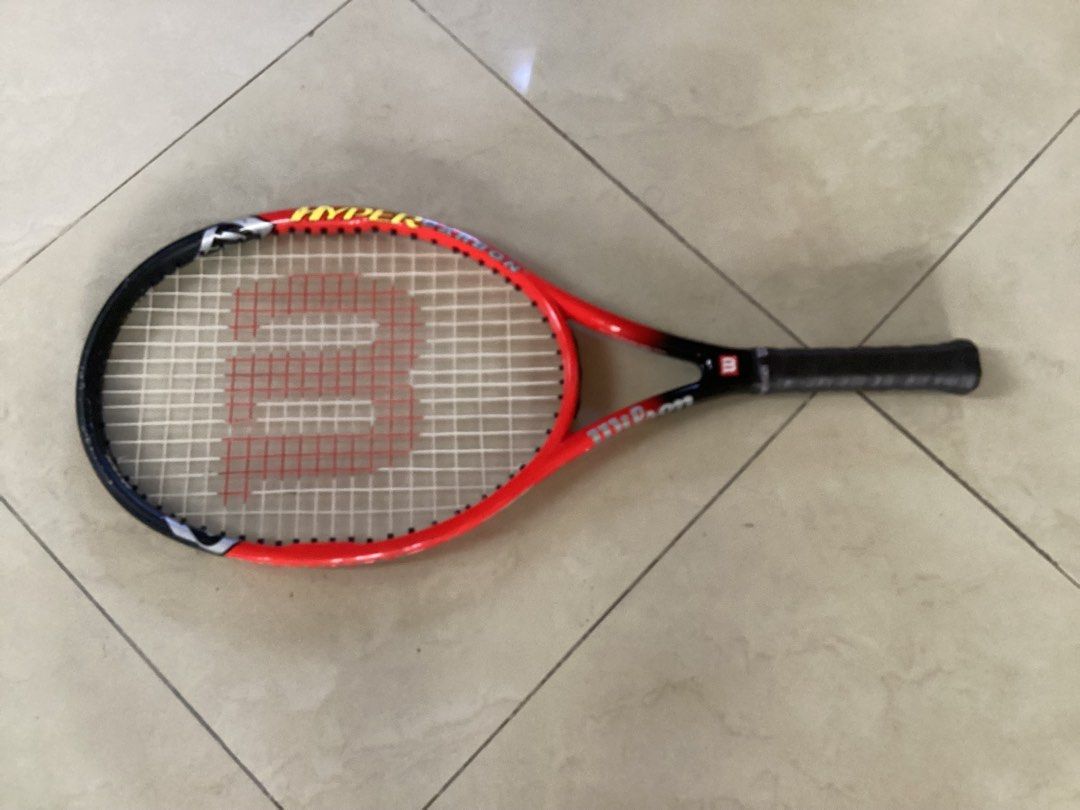 WILSON HAMMER HYPER CARBON MID PLUS GRIP 4 NO.0 W/O CASE on Carousell