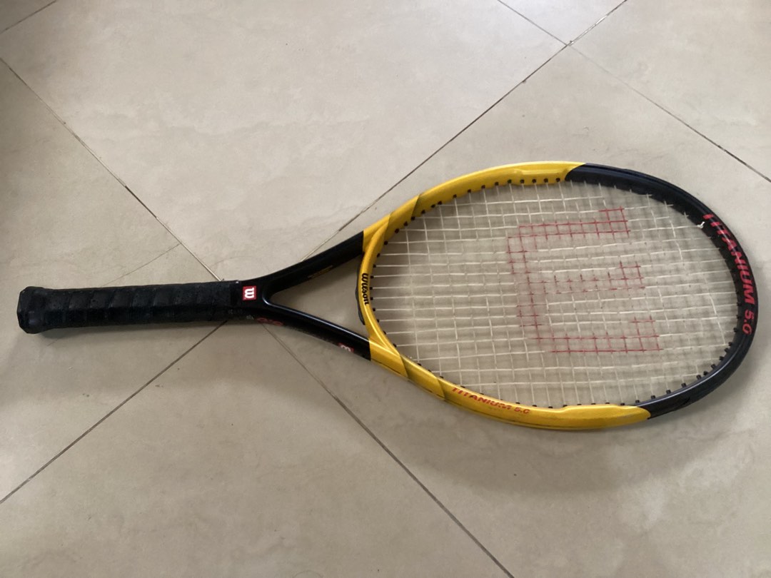 WILSON HAMMER TITANIUM 5.0 4 1/2 NO.4 (NO CASE), Sports Equipment ...