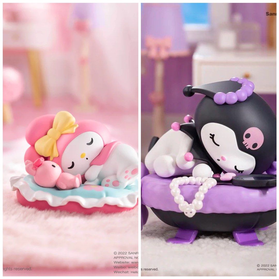 (wts) Sanrio Fall Asleep - My melody and Kuromi, Hobbies & Toys, Toys ...