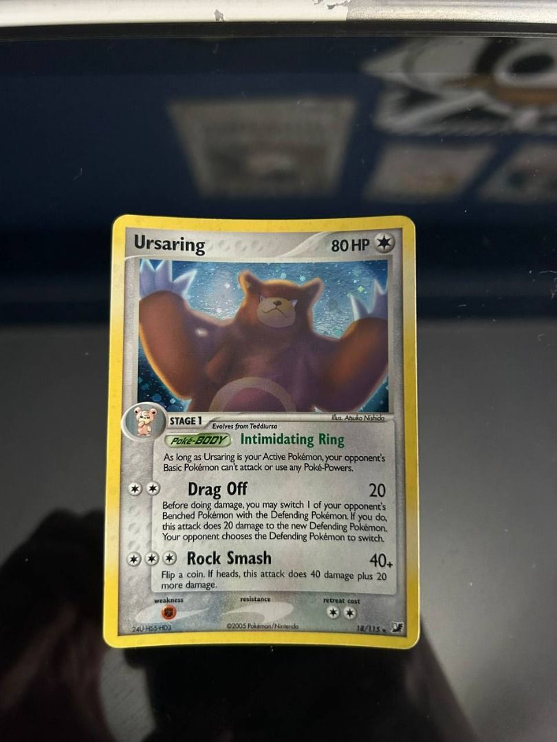 WTS Ursaring - Pokemon Unseen Forces, Pokemon card, Hobbies & Toys ...