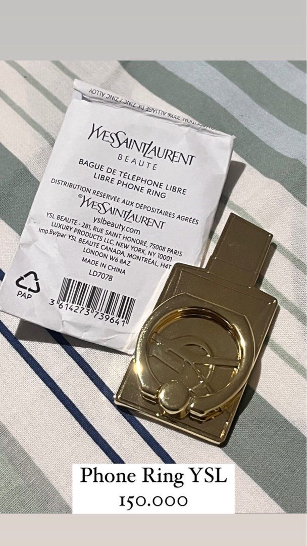 YSL Beaute Phone Ring Fesyen Wanita Perhiasan di Carousell