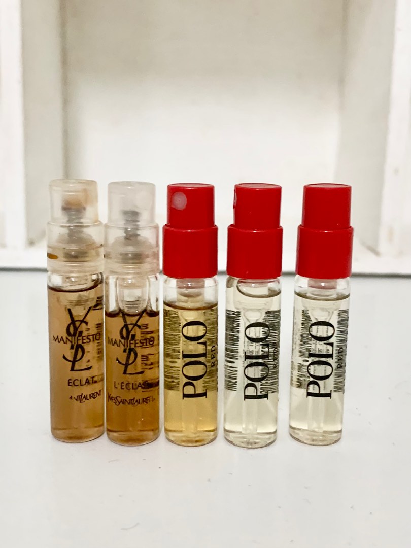 YSL/POLO sample perfume, Beauty & Personal Care, Fragrance & Deodorants ...