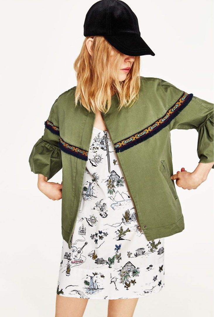 ZARA boho blazer, Women's Fashion, Coats, Jackets and Outerwear on ...