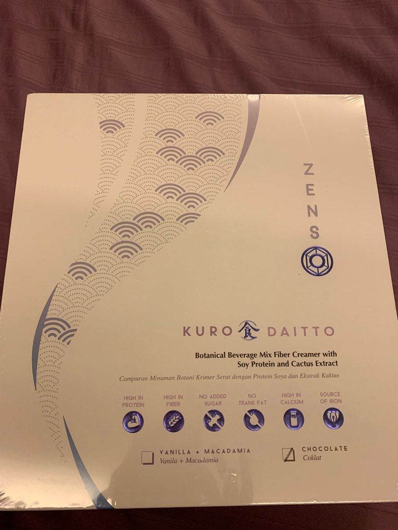 Zenso Daitto chocolate flavour, Health & Nutrition, Health Supplements ...