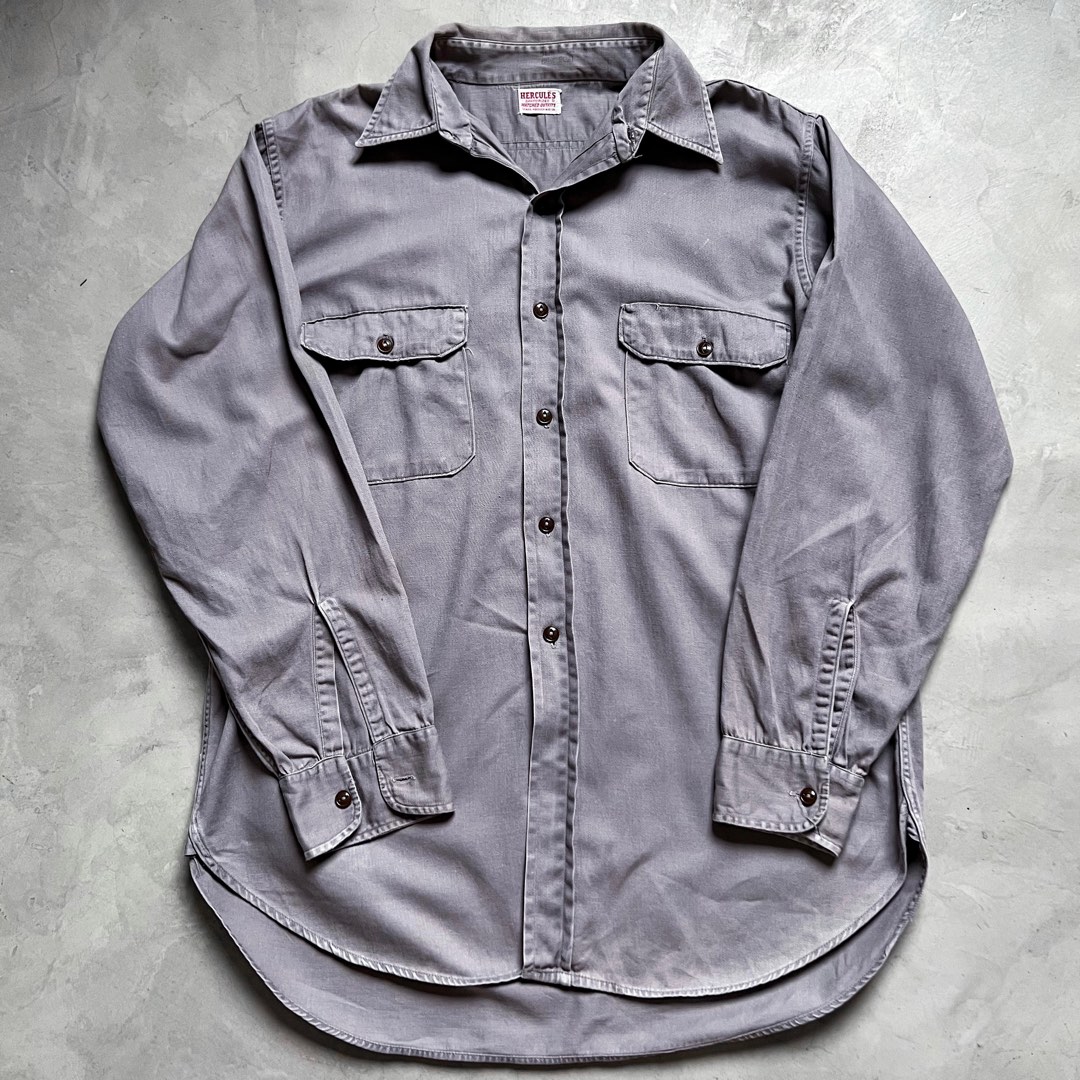 1950s Sears Hercules Cotton Work Shirt工作襯衫, 他的時尚, 外套、夾克、大衣在旋轉拍賣