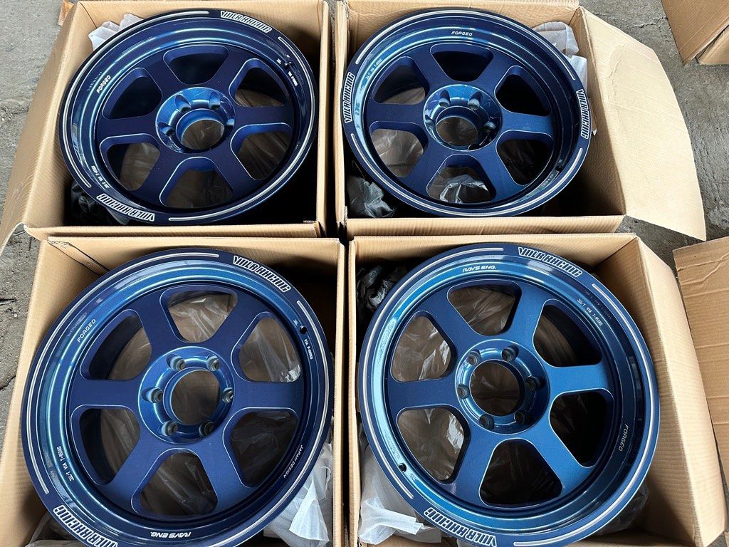 20” TE37 XT Design mags Blue 6Holes pcd 139 Brandnew on Carousell