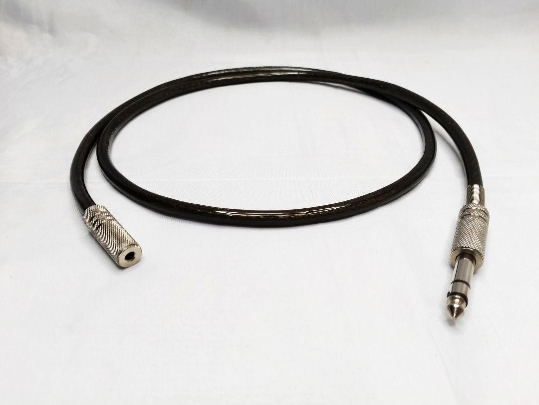 3.5mm FEMALE TRS STEREO to 6.35mm MALE TRS STEREO, BEST FOR MOBILE ...
