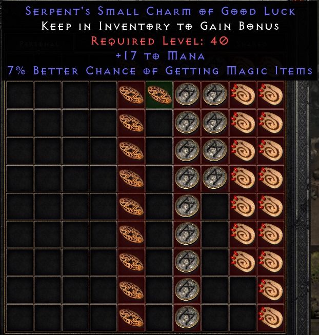 7 MF / 17 Mana Small Charm (D2R Ladder), Video Gaming, Gaming ...