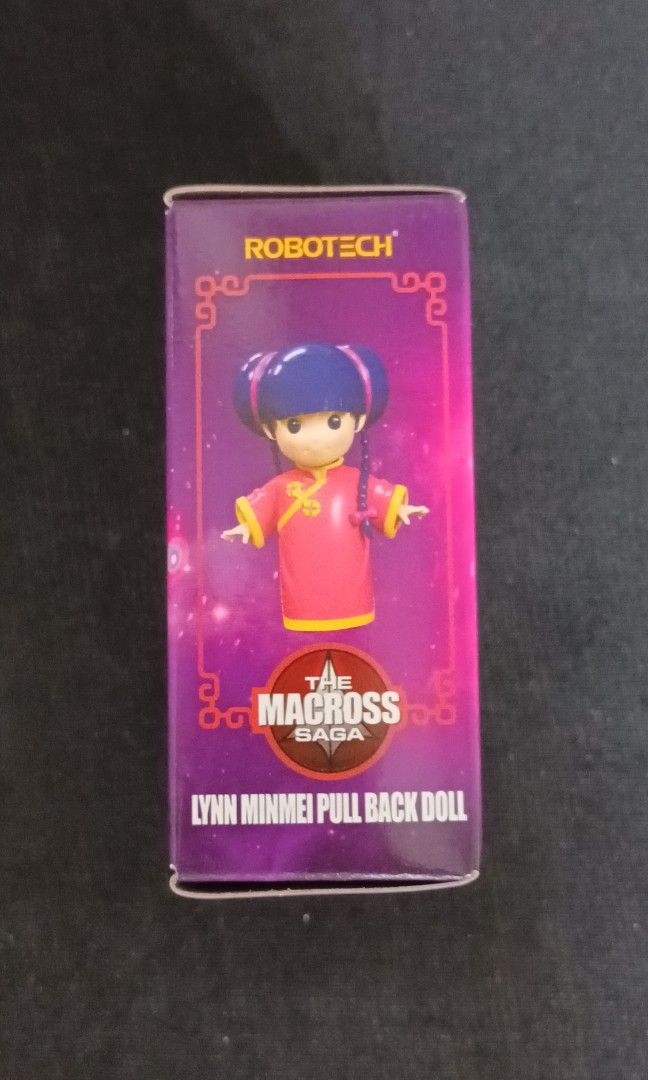 全新 Q版 林明明 林明美ROBOTECH-超時空要塞 Macross SAGA/ Lynn Minmei Pull Back Doll ...