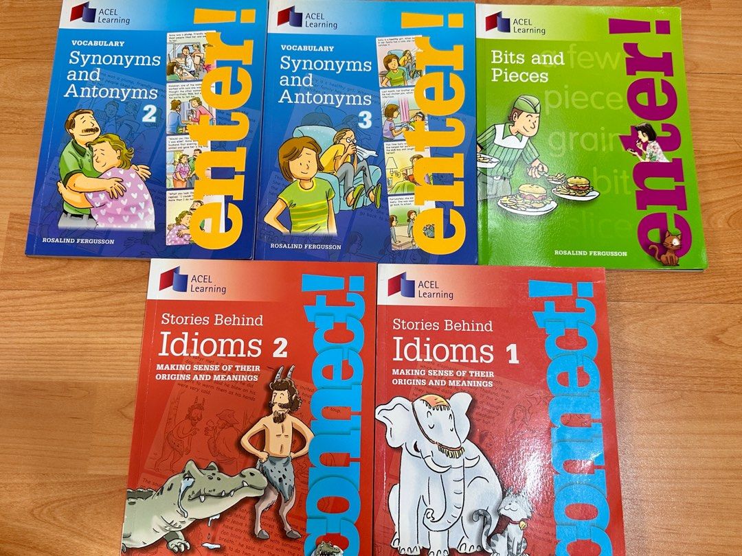 ACEL Learning - bits and pieces, synonyms and antonyms, idioms, Hobbies & Toys, Books ...
