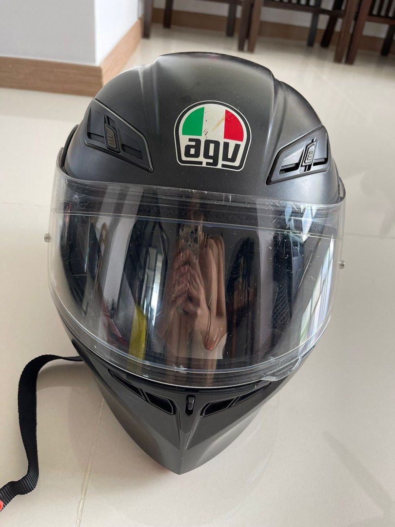 AGV modular helmet, Motorcycles, Motorcycle Apparel on Carousell