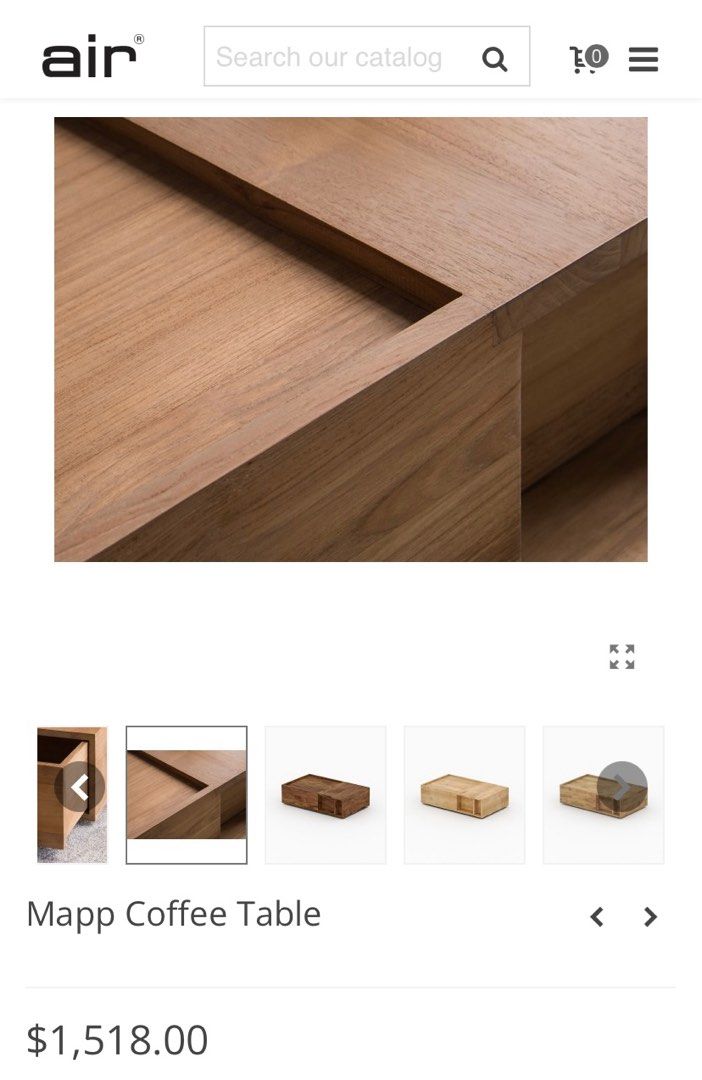 AIR Mapp coffee table, Furniture & Home Living, Furniture, Tables ...