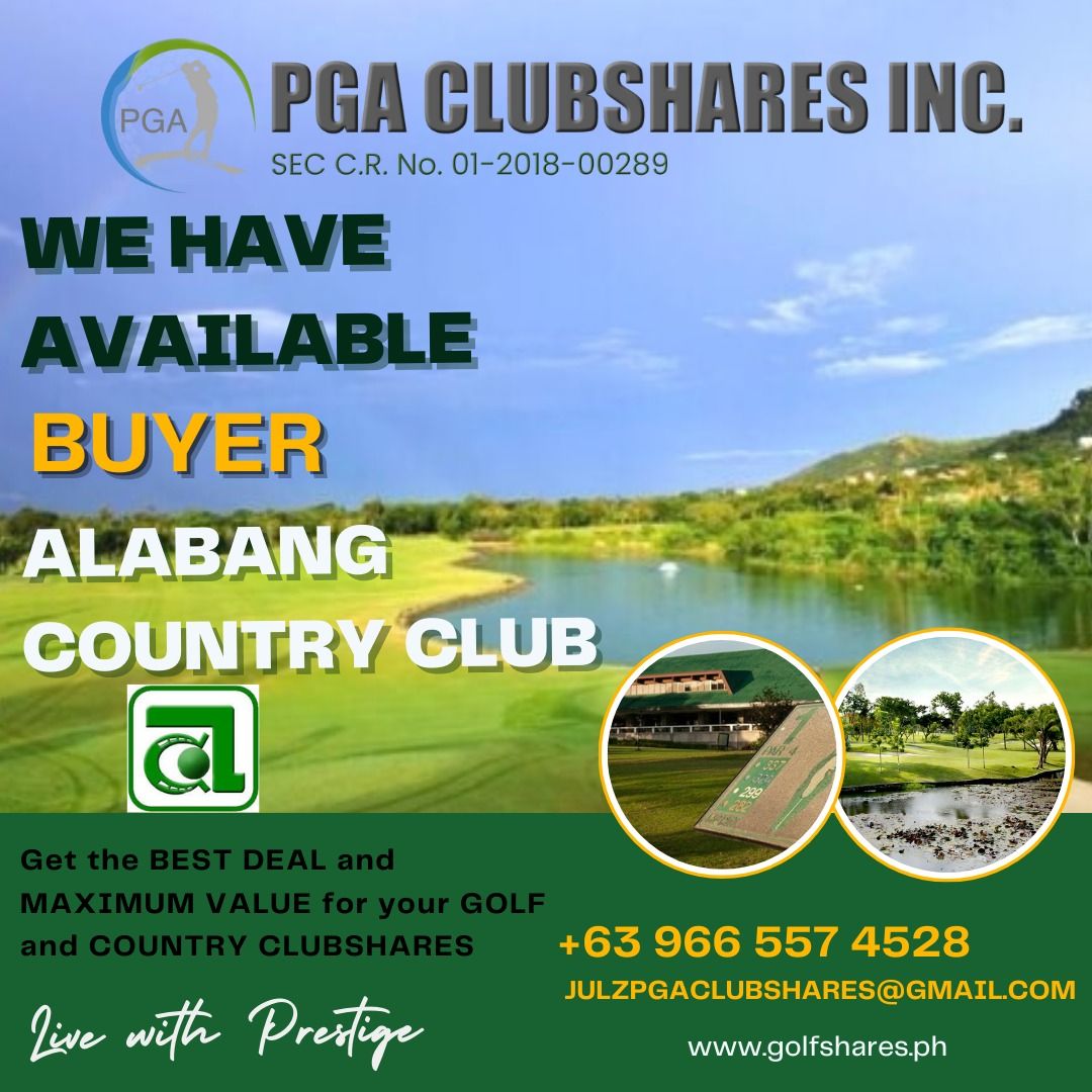 ALABANG COUNTRY CLUB, Sports Equipment, Sports & Games, Golf on Carousell