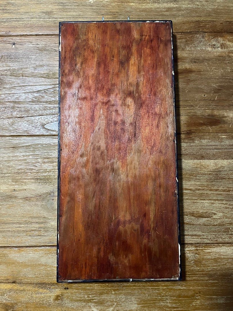Antique Chinese Lacquer painting with wooden frame, Hobbies & Toys ...