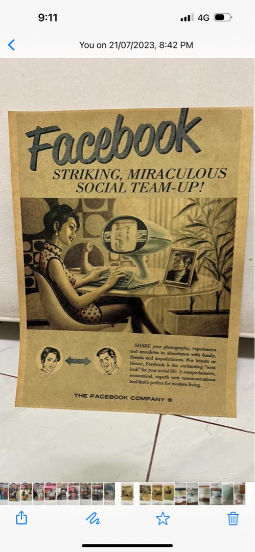 Antique Poster A3 size, Hobbies & Toys, Collectibles & Memorabilia ...